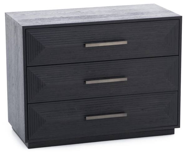 Modern Farmhouse Three Drawer Nightstand | Steinhafels