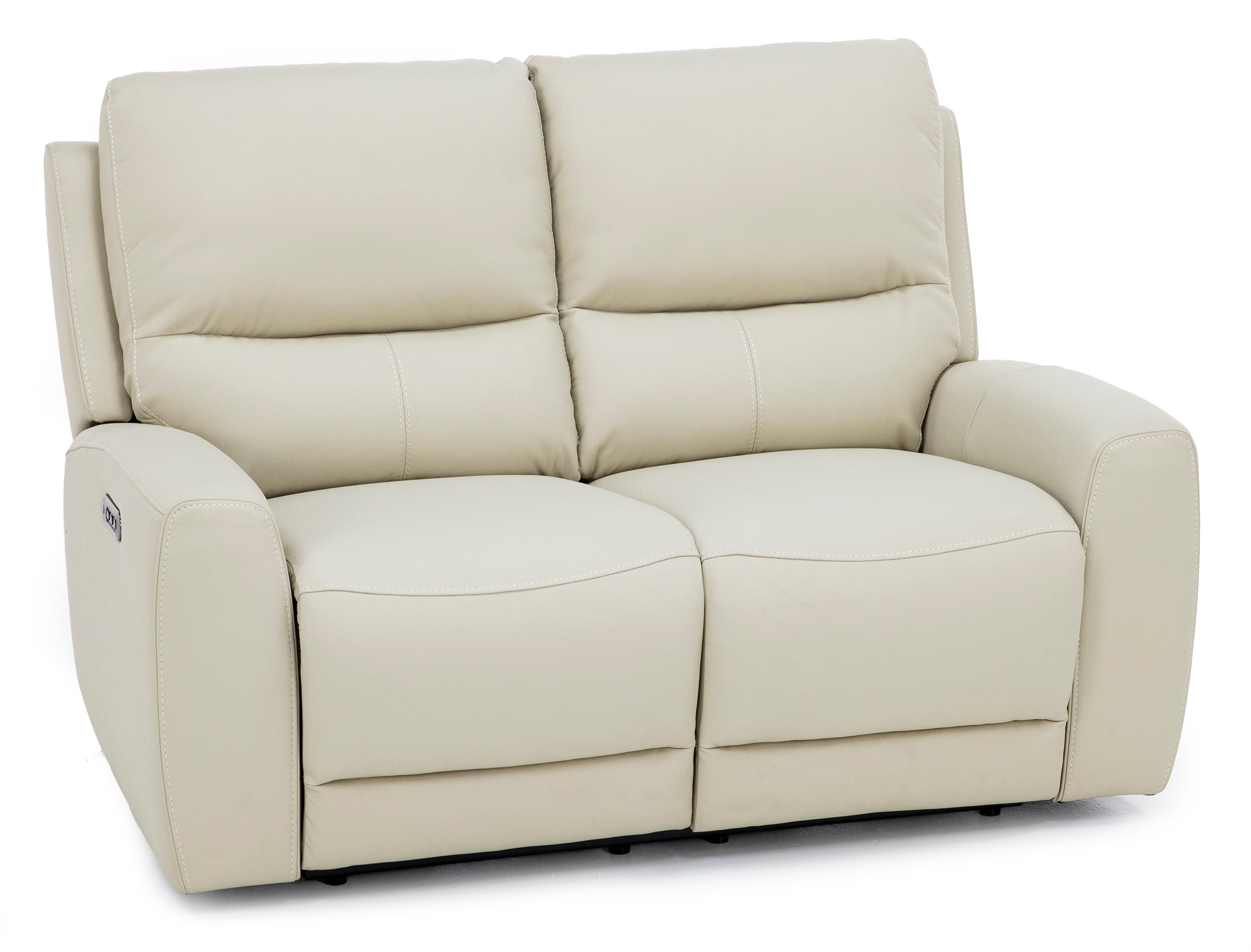 Fisher Leather Fully Loaded Reclining Loveseat | Steinhafels