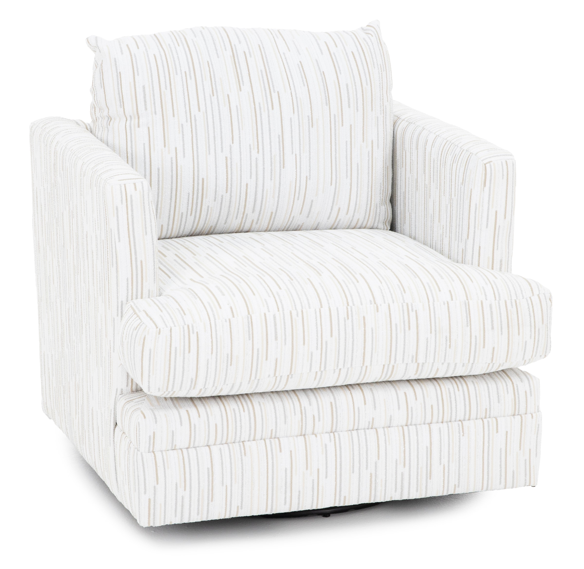 Carmine Accent Swivel Chair in Carmine Buff | Steinhafels