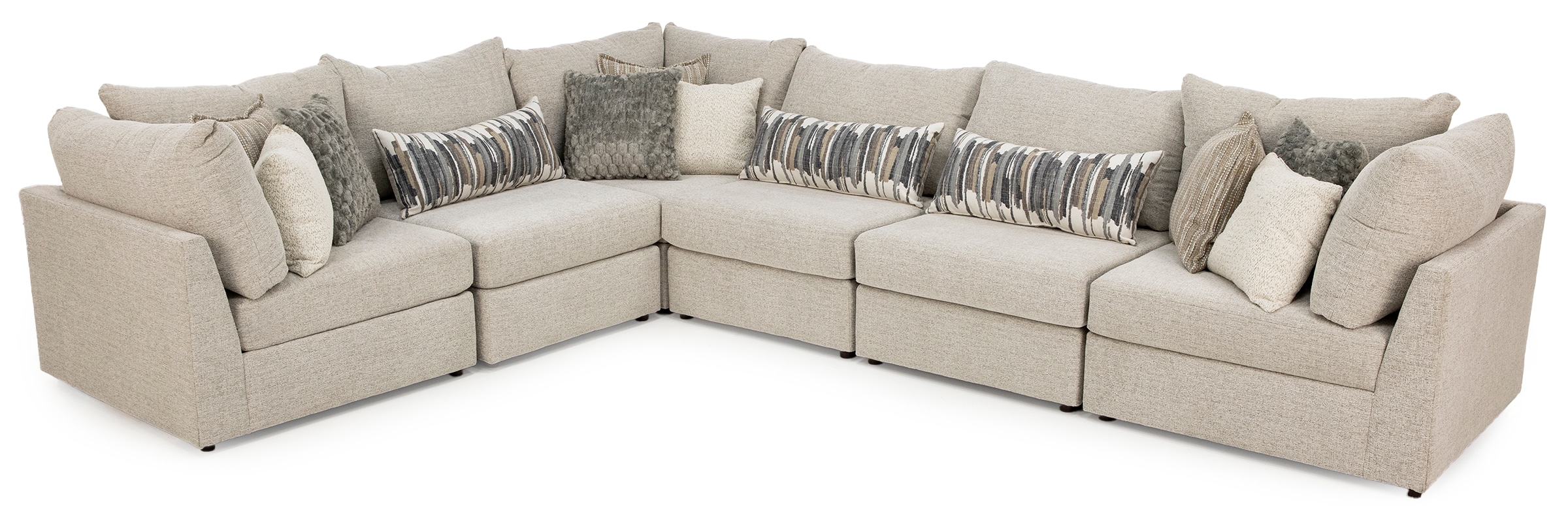 Harley 6-Pc. Modular In Prinsloo Whitewash | Steinhafels